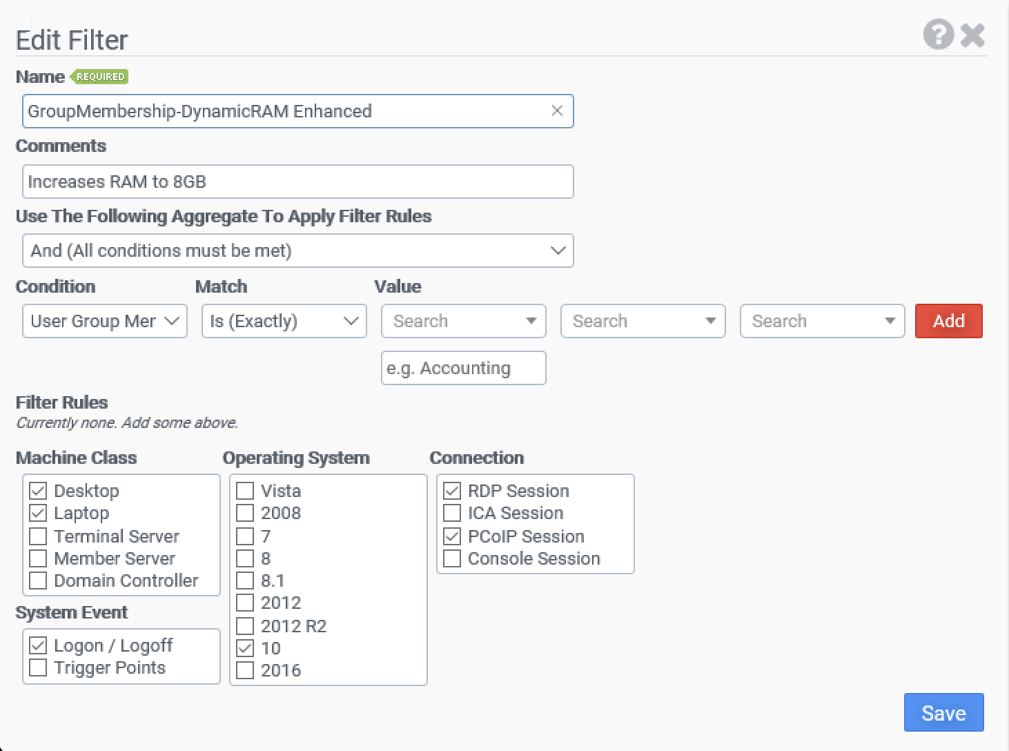 Dynamically Increase Vmware Virtual Machine Ram Using Profileunity Liquidware Customer Support
