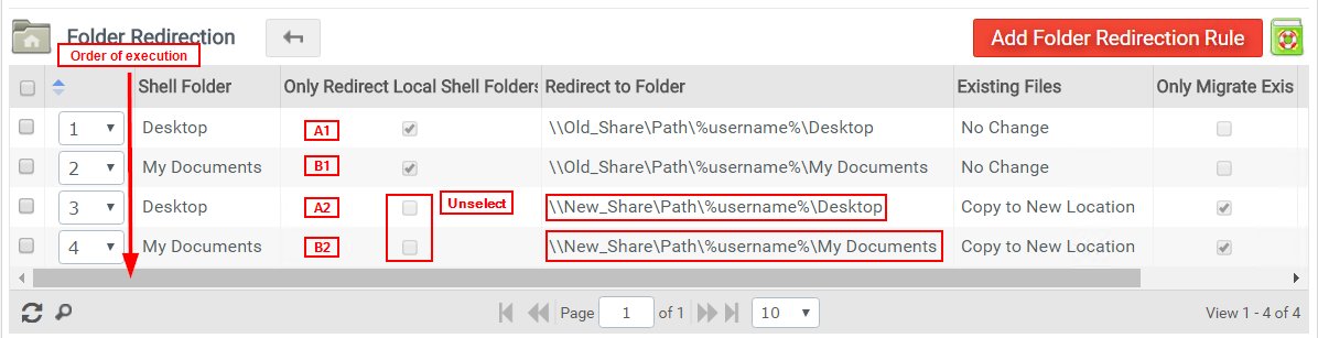 How To Migrate Users Folder Redirection Data From Unc Path To A New Unc Location Another